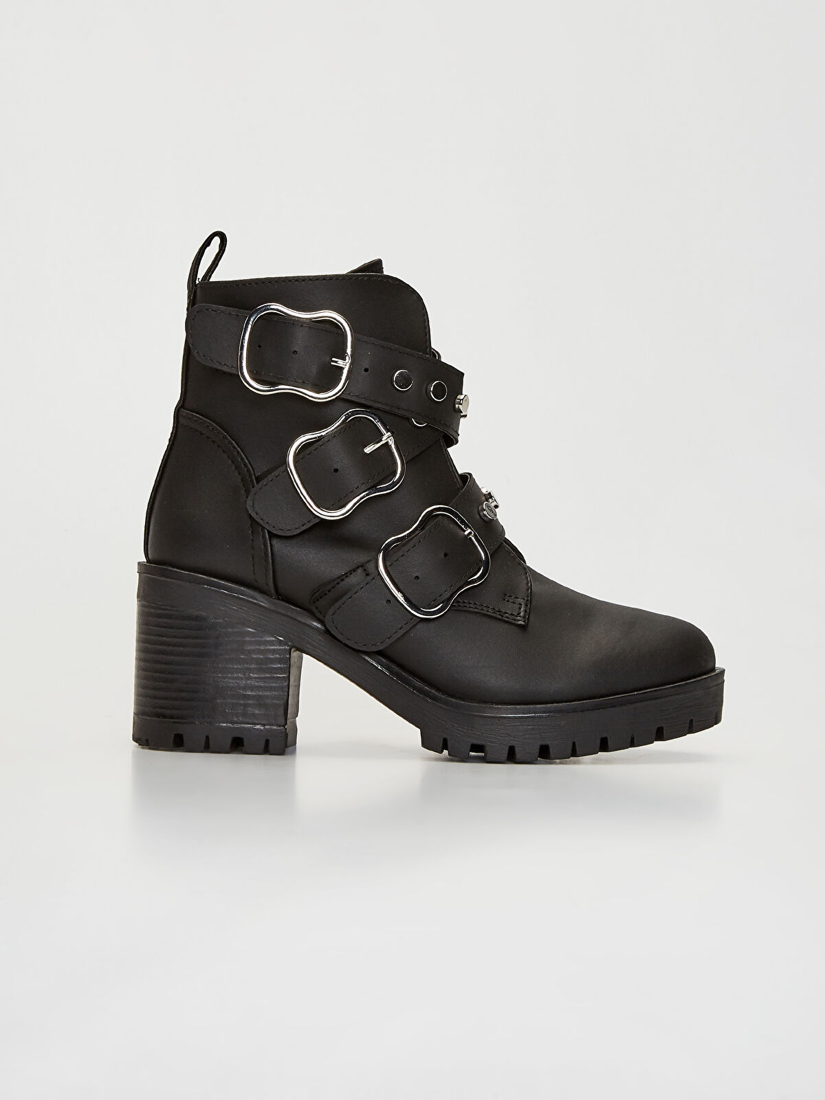 Kadın Toka Detaylı Topuklu Bot