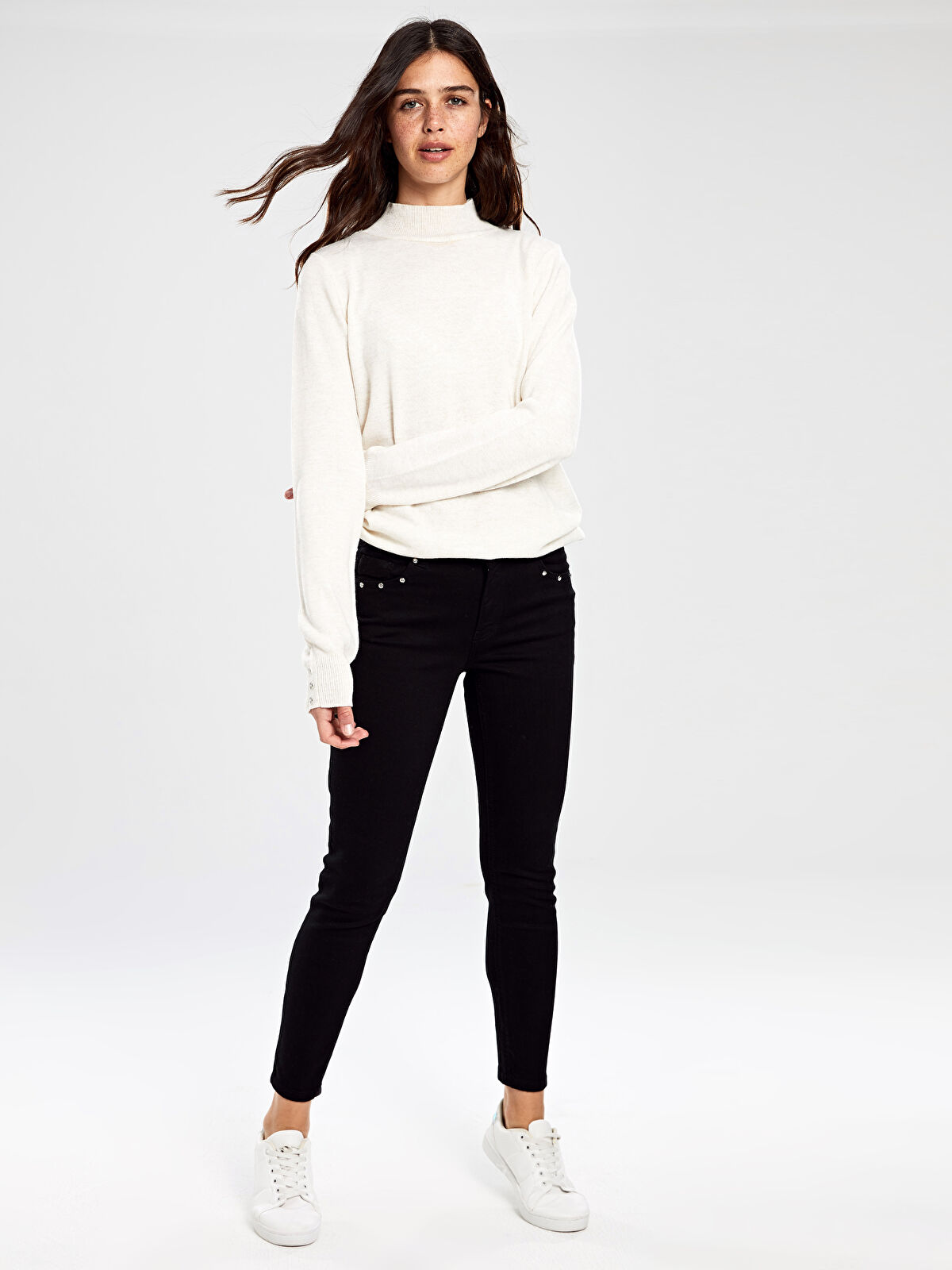 LCW CASUAL Skinny Fit Düz Kadın Jean Pantolon