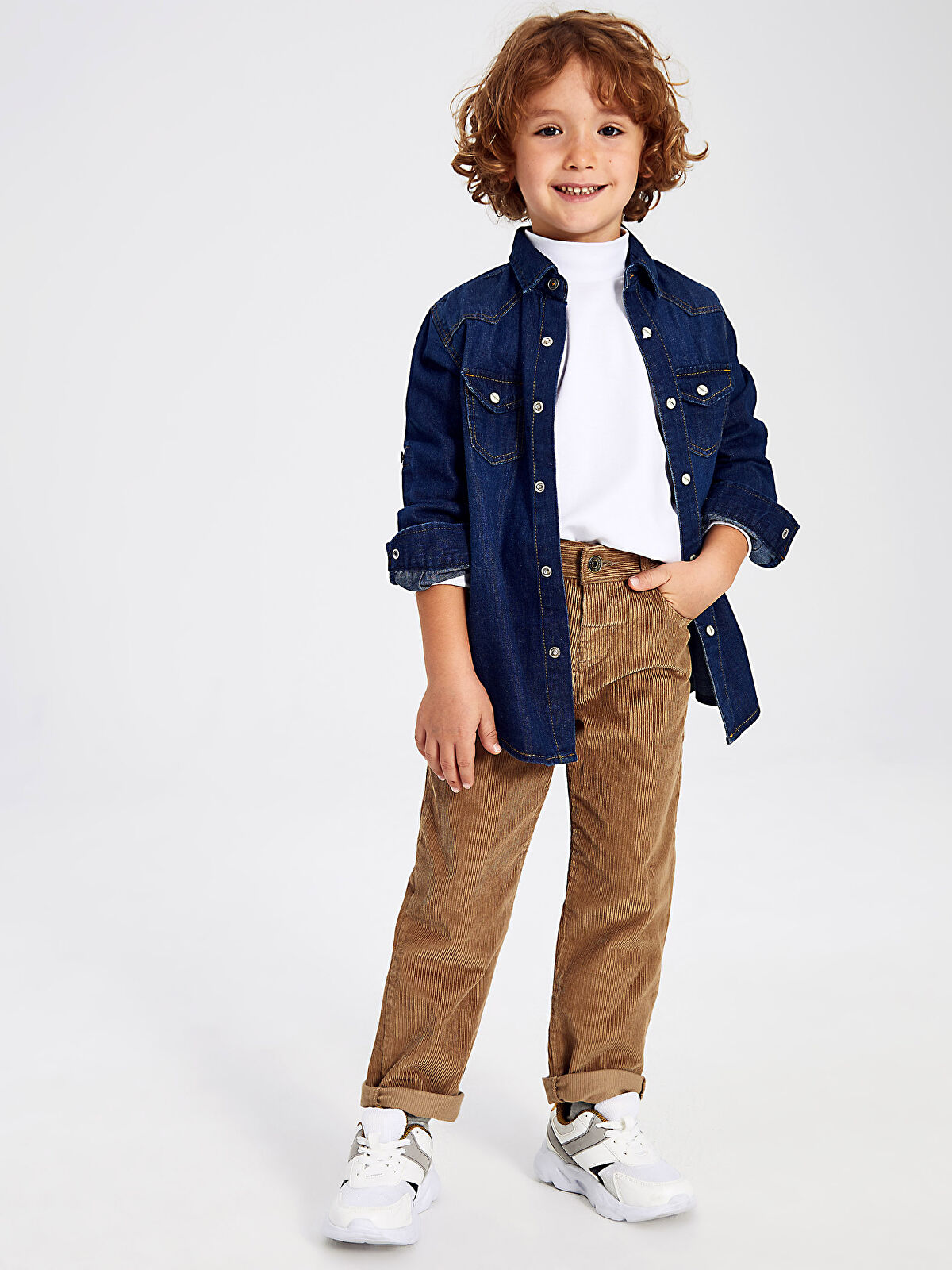 Basic Kadife Erkek Çocuk Pantolon