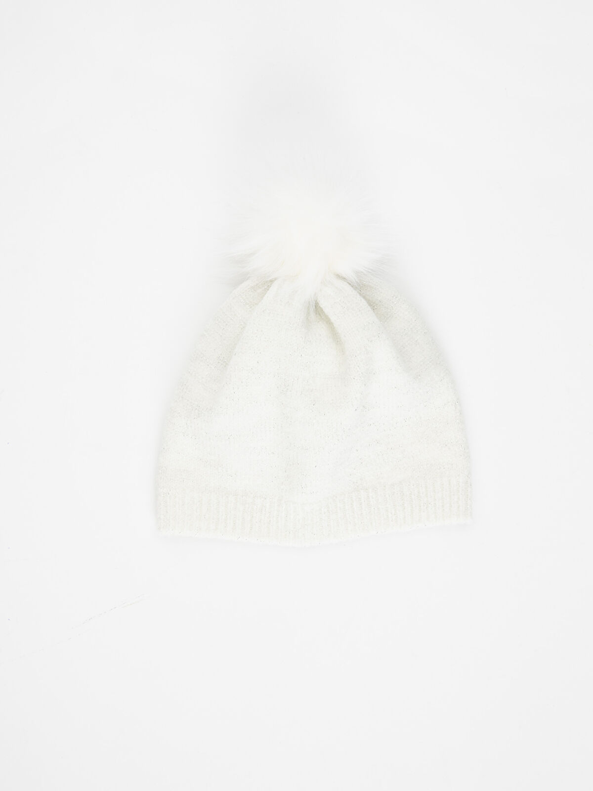 Kız Çocuk Ponponlu Triko Bere