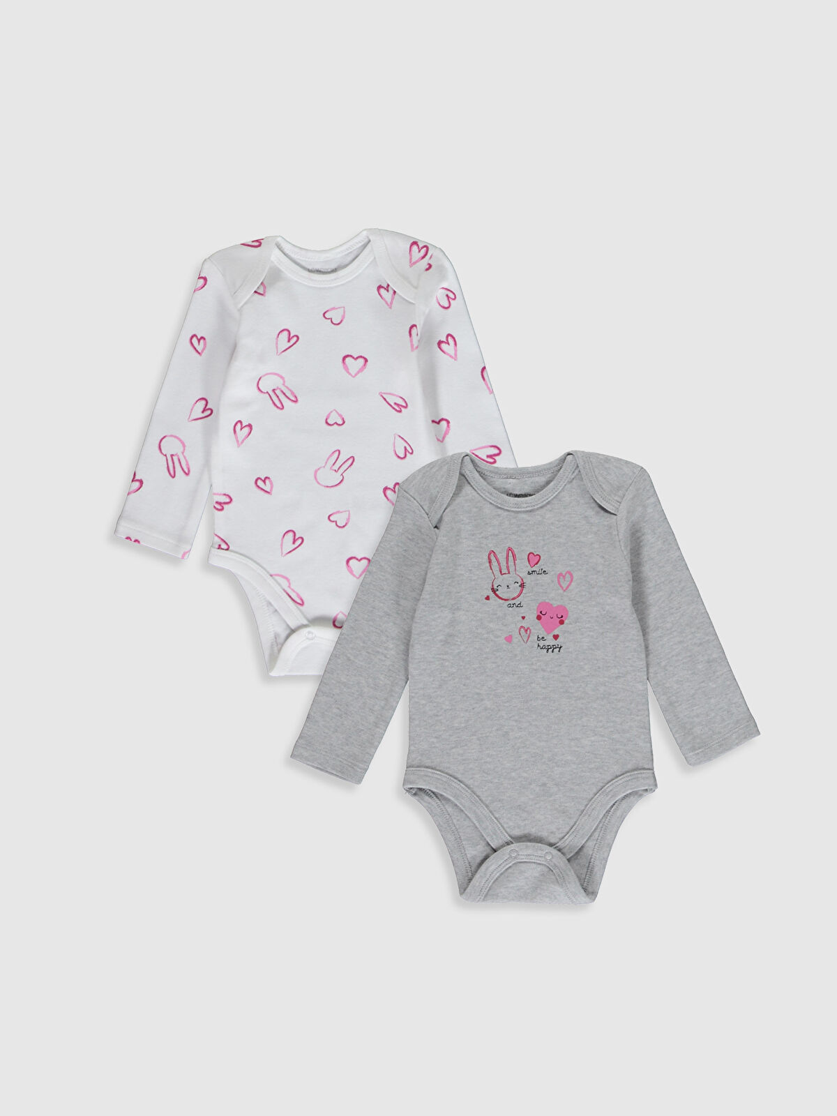 Yenidoğan Çıtçıtlı Body 2'li