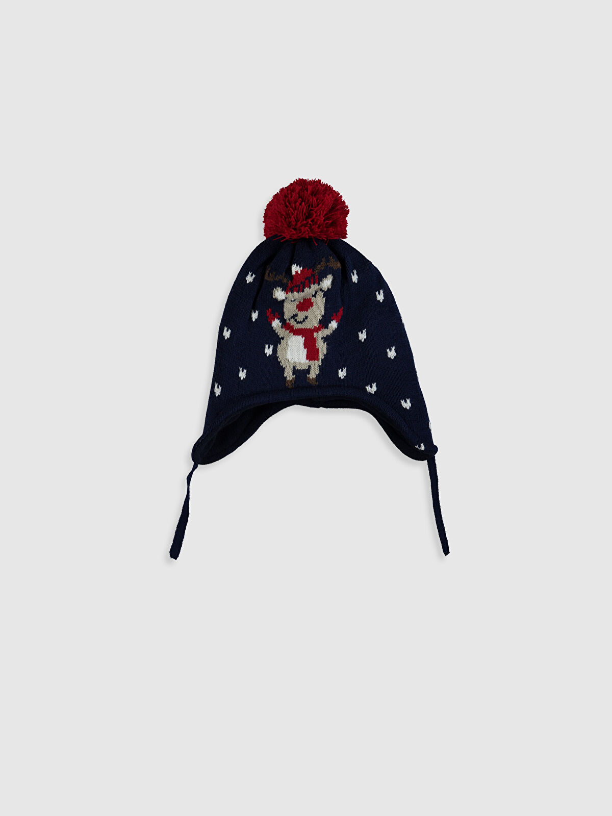 Erkek Bebek Desenli Triko Bere