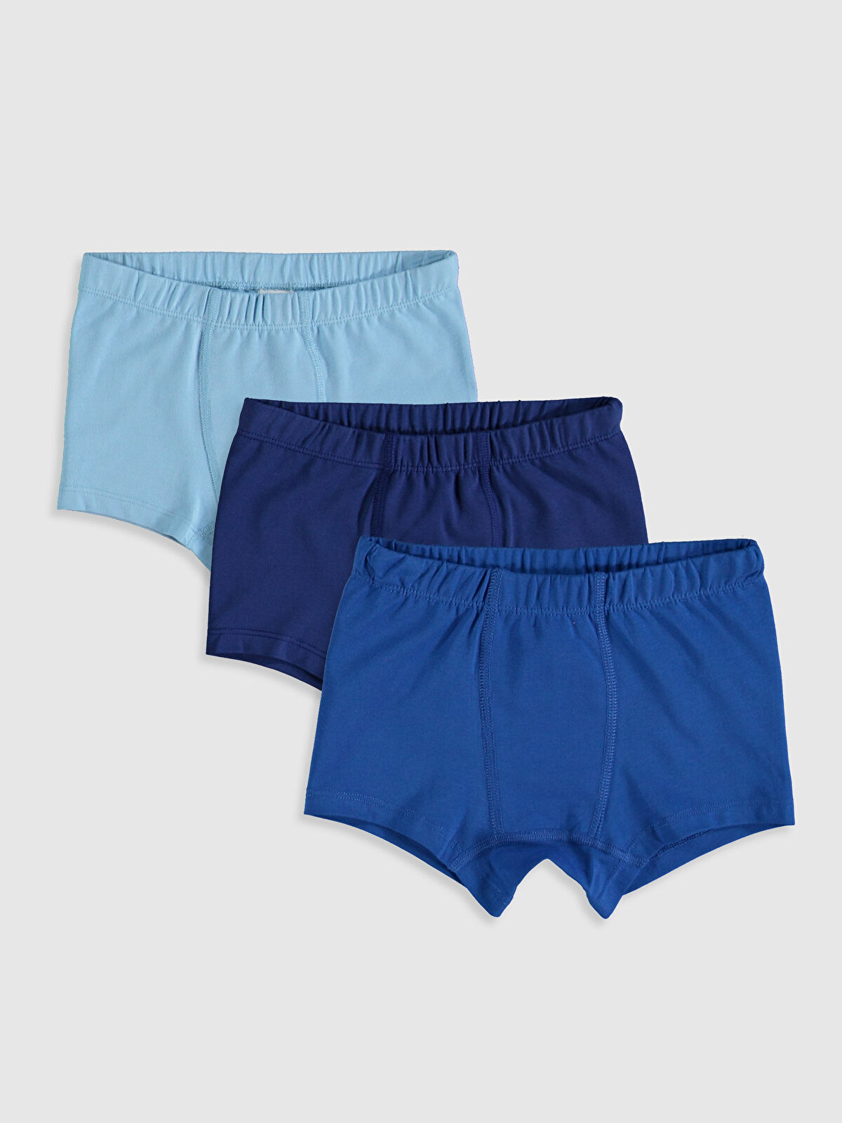 Basic Pamuklu Erkek Bebek Boxer 3'lü