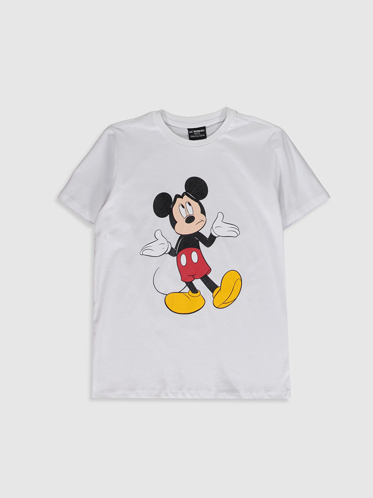 Erkek Çocuk Mickey Mouse Baskılı Pamuklu Tişört Baba Oğul Kombini