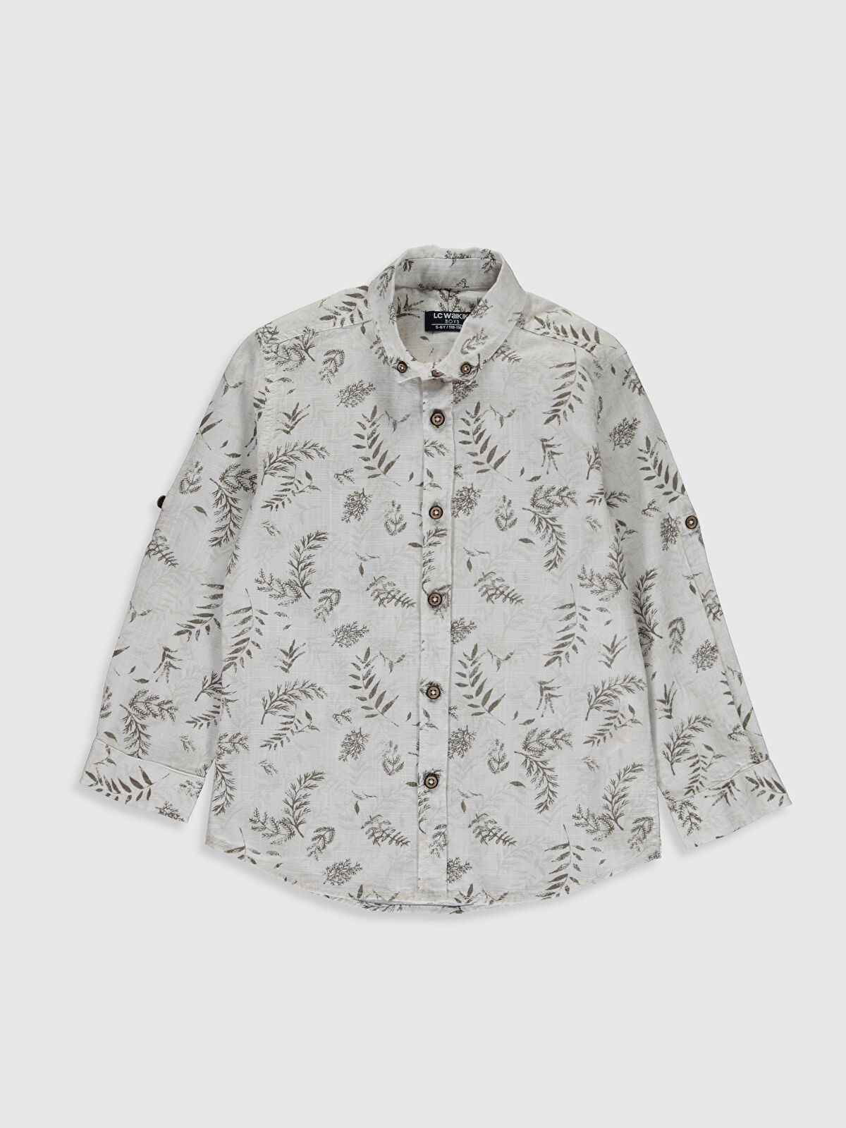 Erkek Çocuk Desenli Pamuklu Gömlek  Aile Kombini