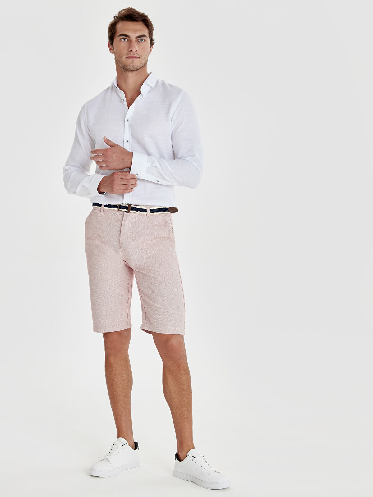 LCW VISION Slim Fit Ekose Erkek Şort