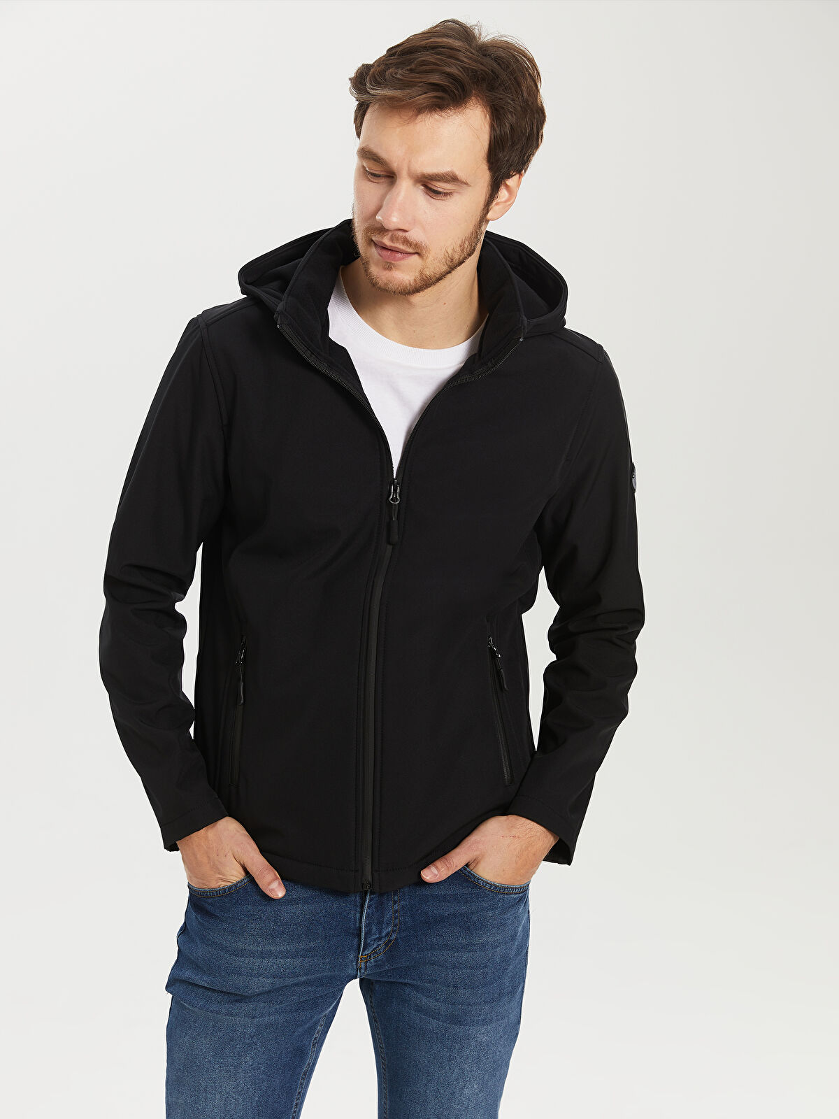 Outdoor Kapüşonlu Softshell Mont Outdoor Kapüşonlu Softshell Mont