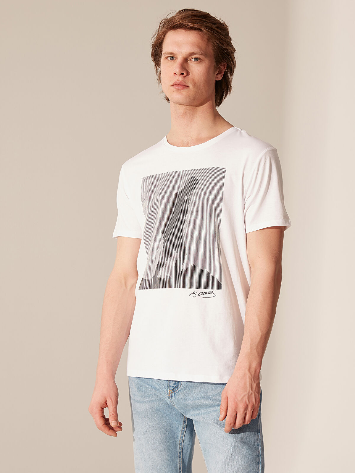 Atatürk Baskılı Tişört Baba Oğul Kombini