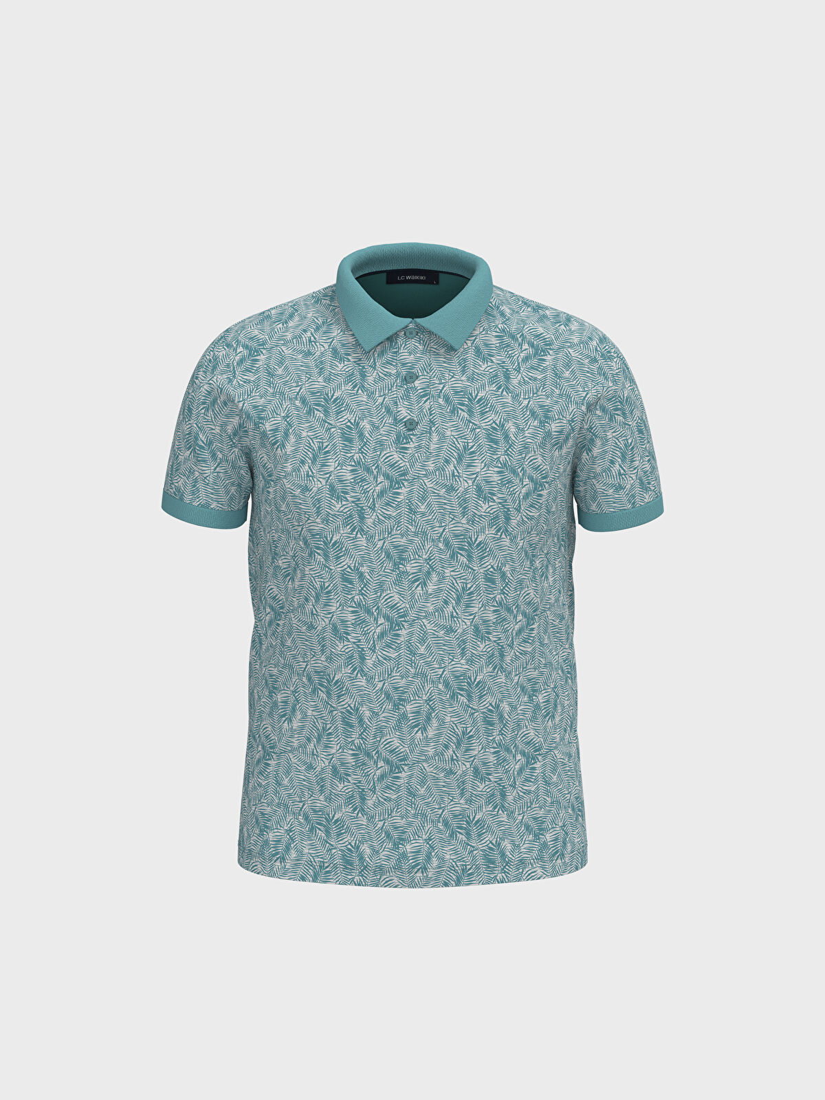 LCW CLASSIC Polo Yaka Kısa Kollu Desenli Erkek Tişört