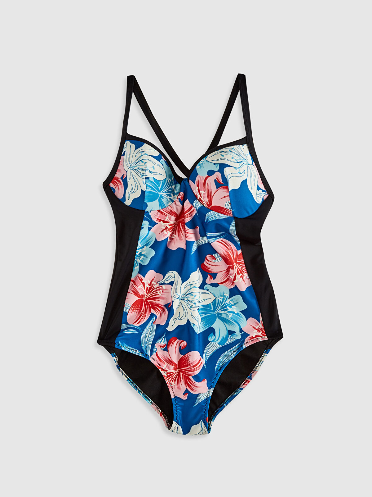 Çiçek Desenli Kadın Mayo