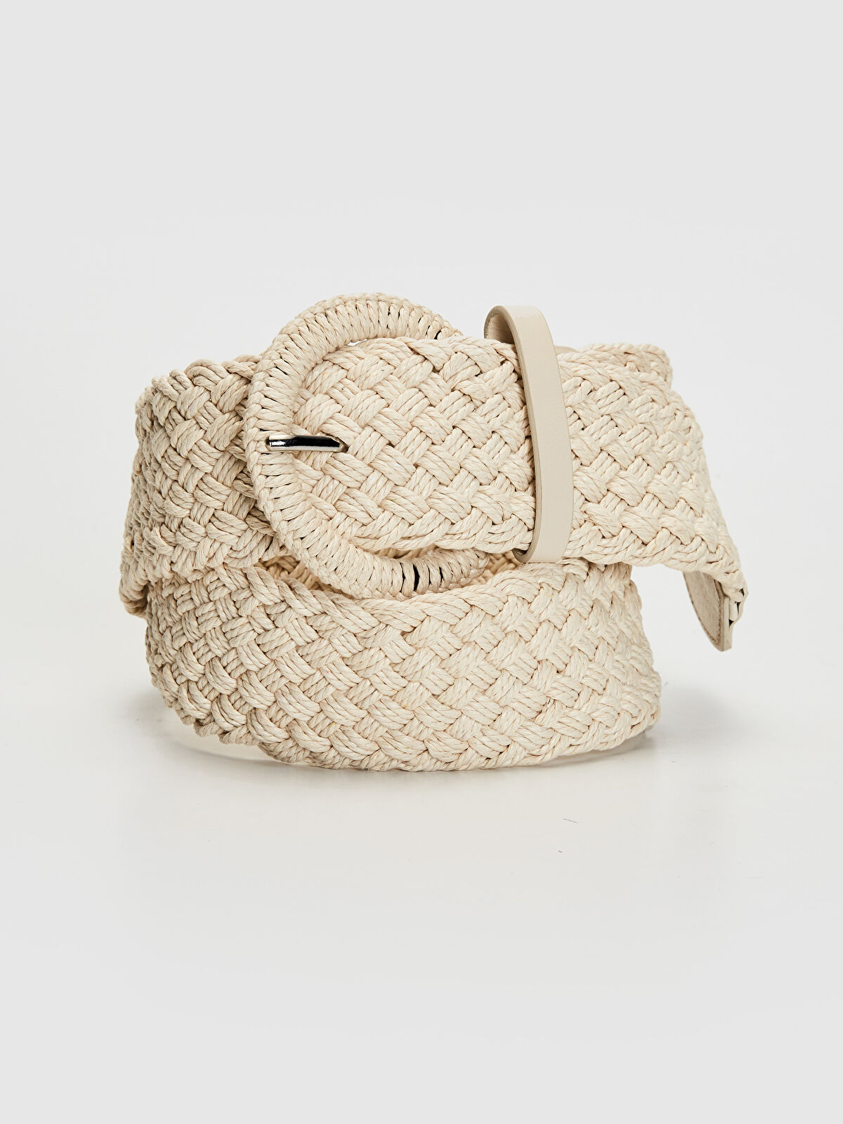 Örgü Detaylı Kadın Hasır Kemer Örgü Detaylı Kadın Hasır Kemer