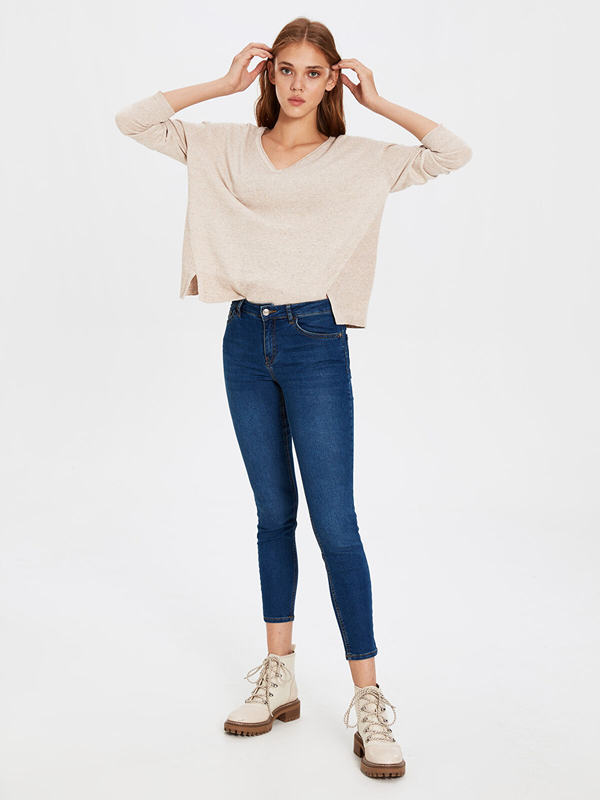 LCW CASUAL Normal Bel Dar Fit Kadın Jean Pantolon