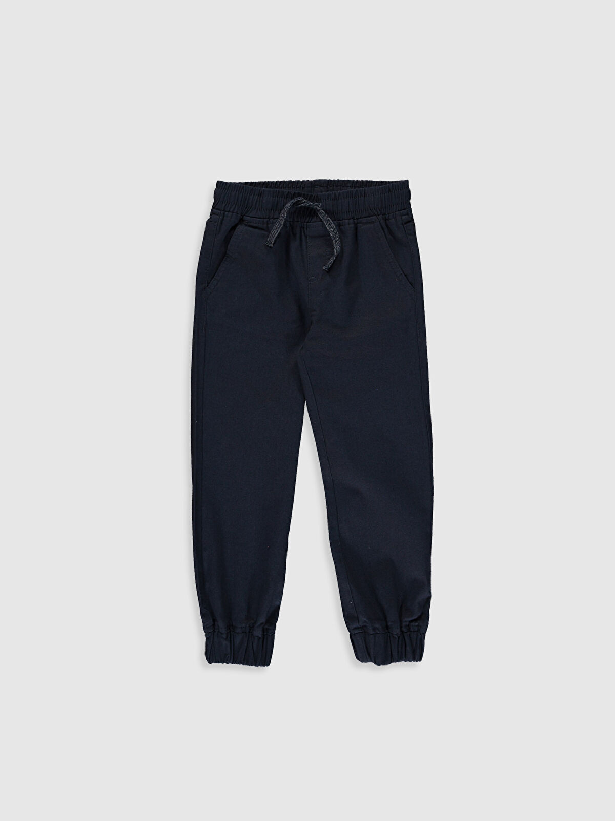Beli Lastikli Basic Gabardin Erkek Çocuk Jogger Pantolon