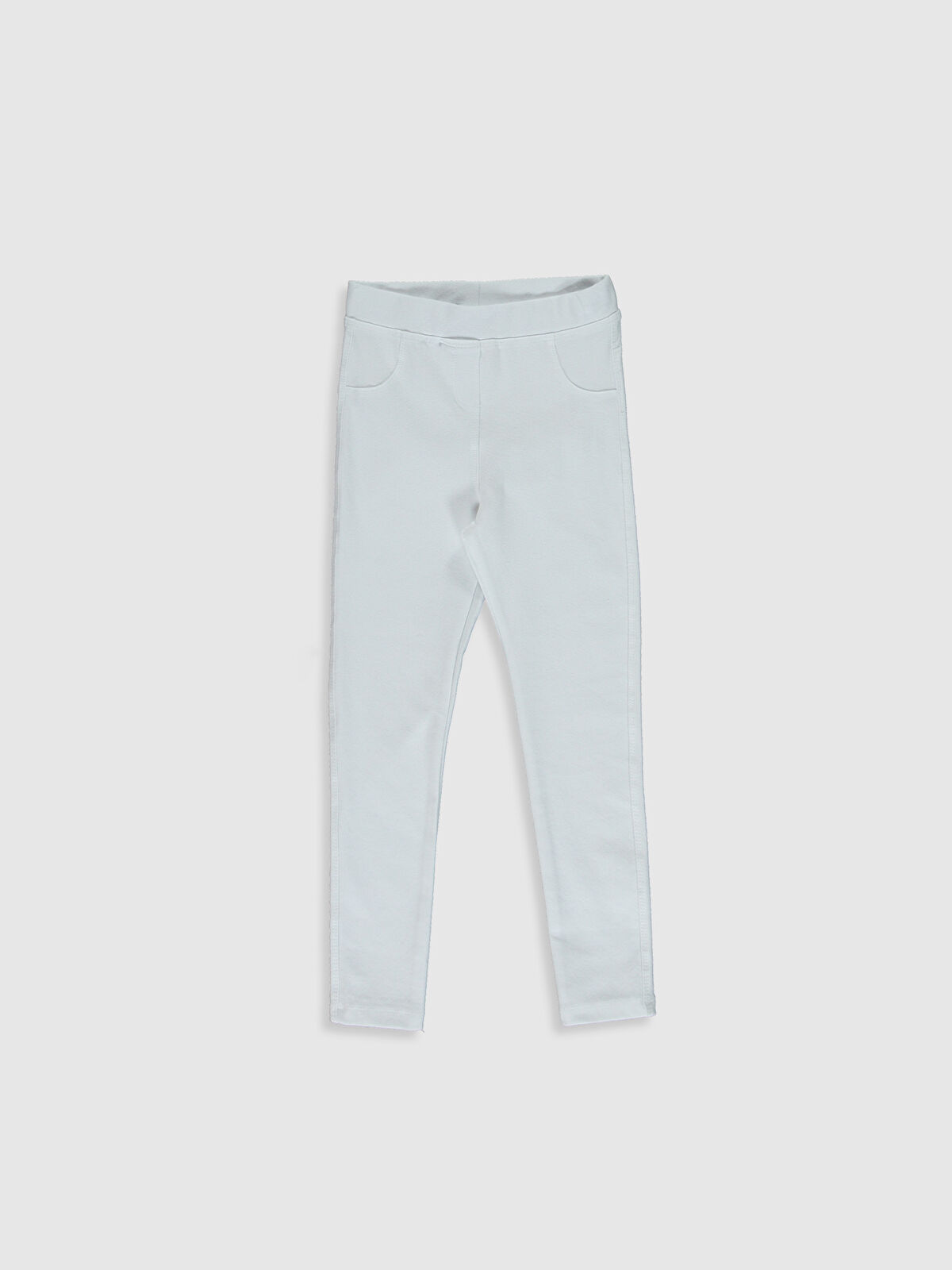 Kız Çocuk Denim Görünümlü Tayt