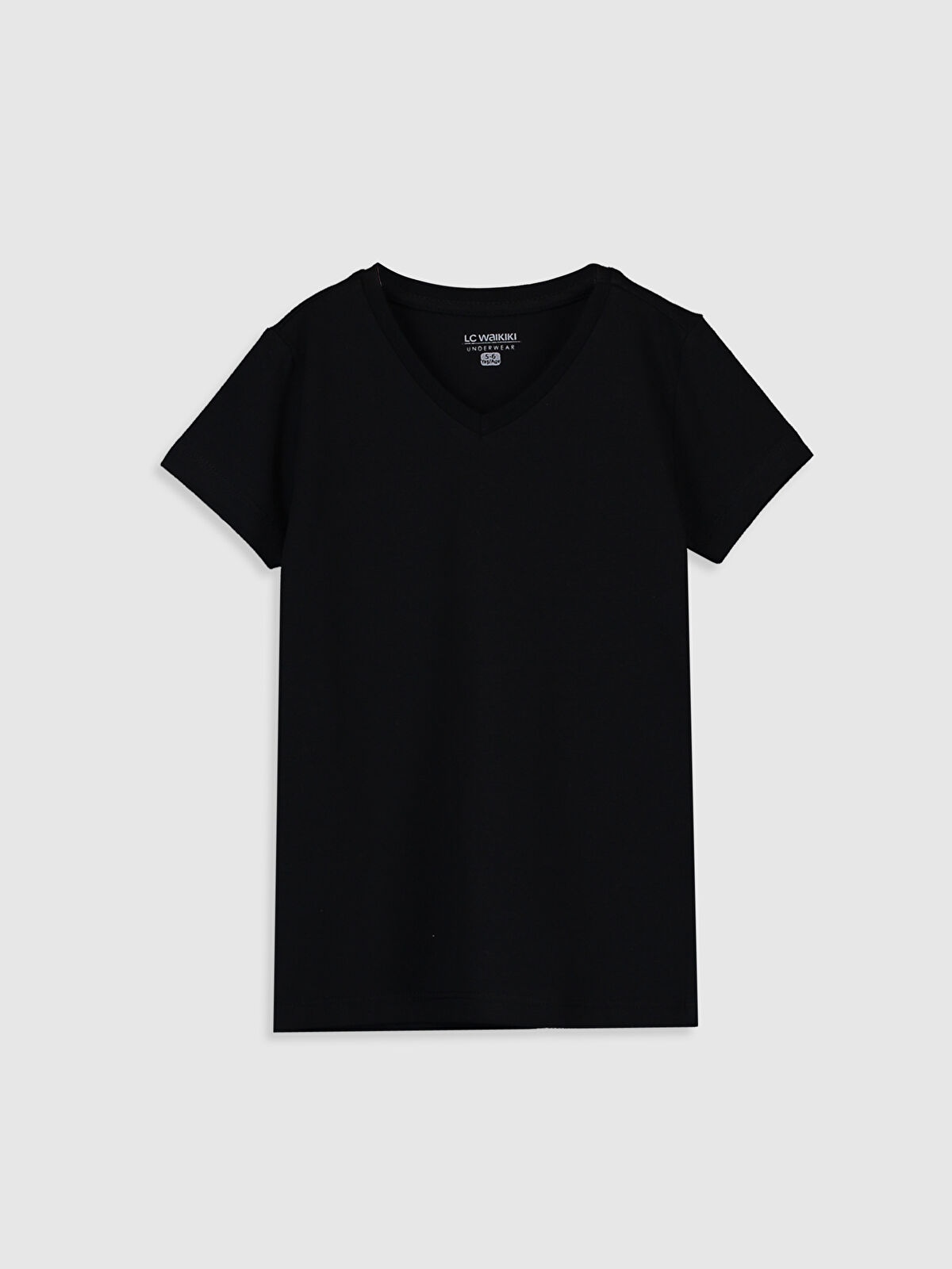 V Yaka Basic Kısa Kollu Erkek Çocuk Fanila