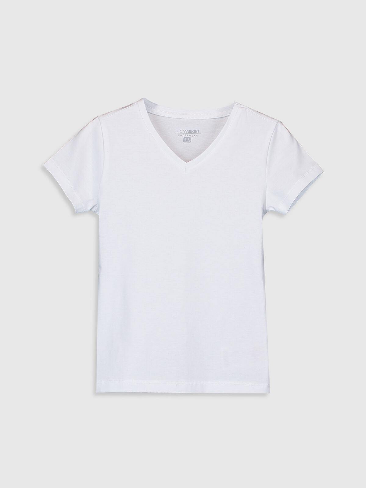 V Yaka Basic Kısa Kollu Erkek Çocuk Fanila