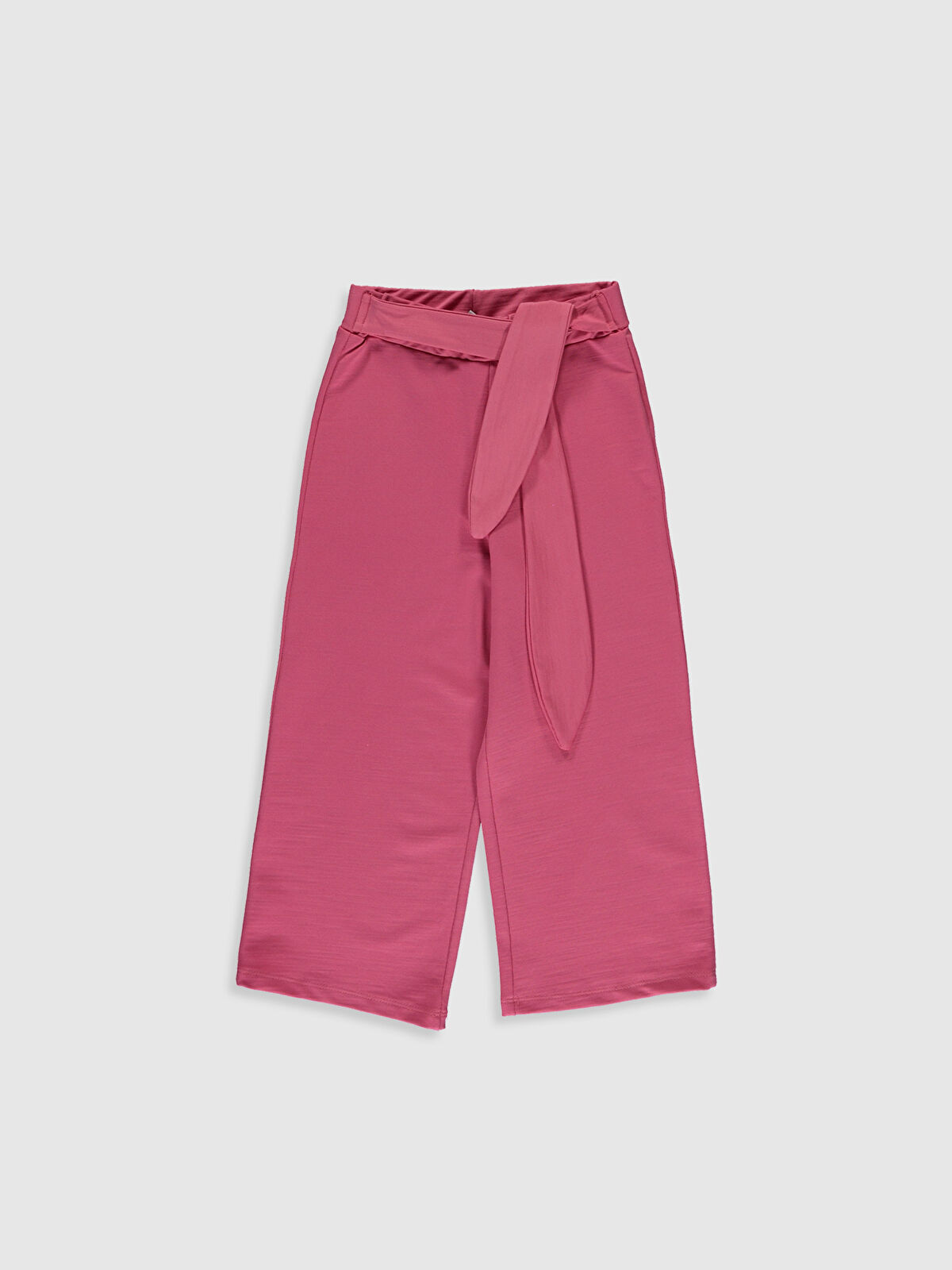 Kız Çocuk Kuşaklı Pantolon