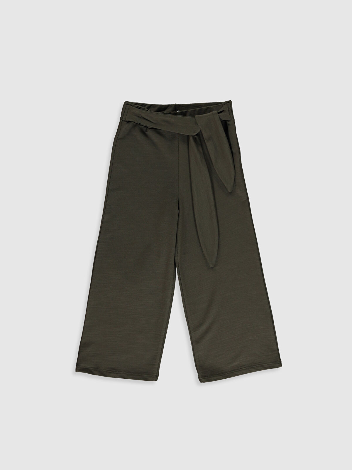 Kız Çocuk Kuşaklı Pantolon