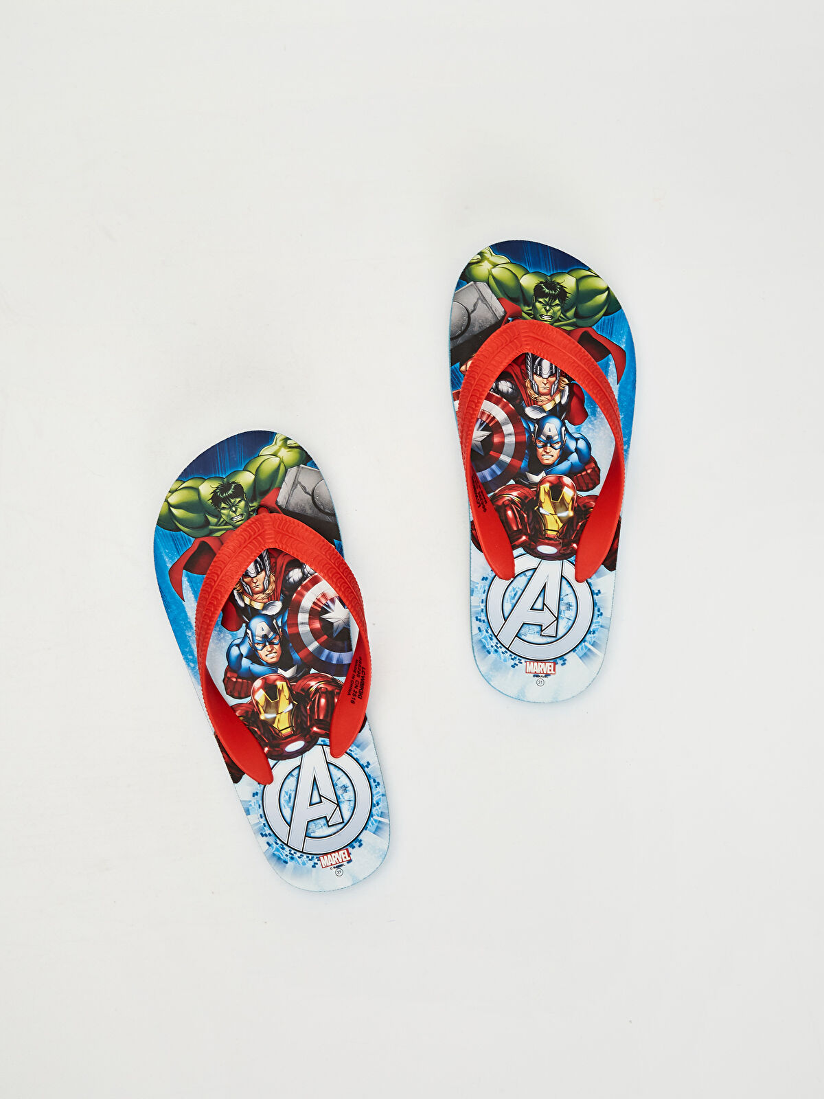 Avengers Lisanslı Erkek Çocuk Parmak Arası Terlik