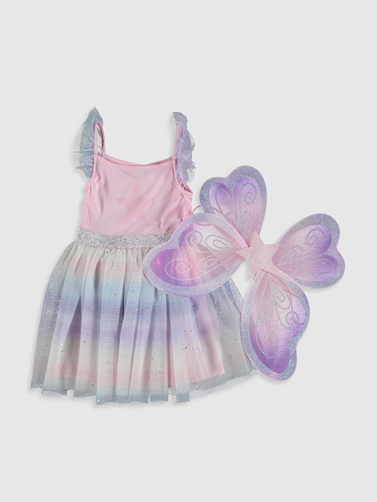 Kız Çocuk Elbise ve Kanat