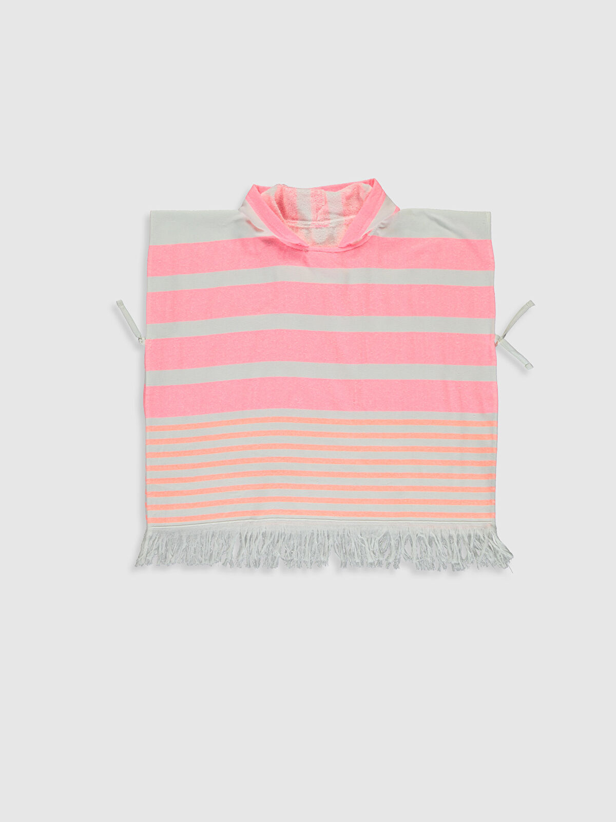 Kız Çocuk Çizgili Panço Havlu