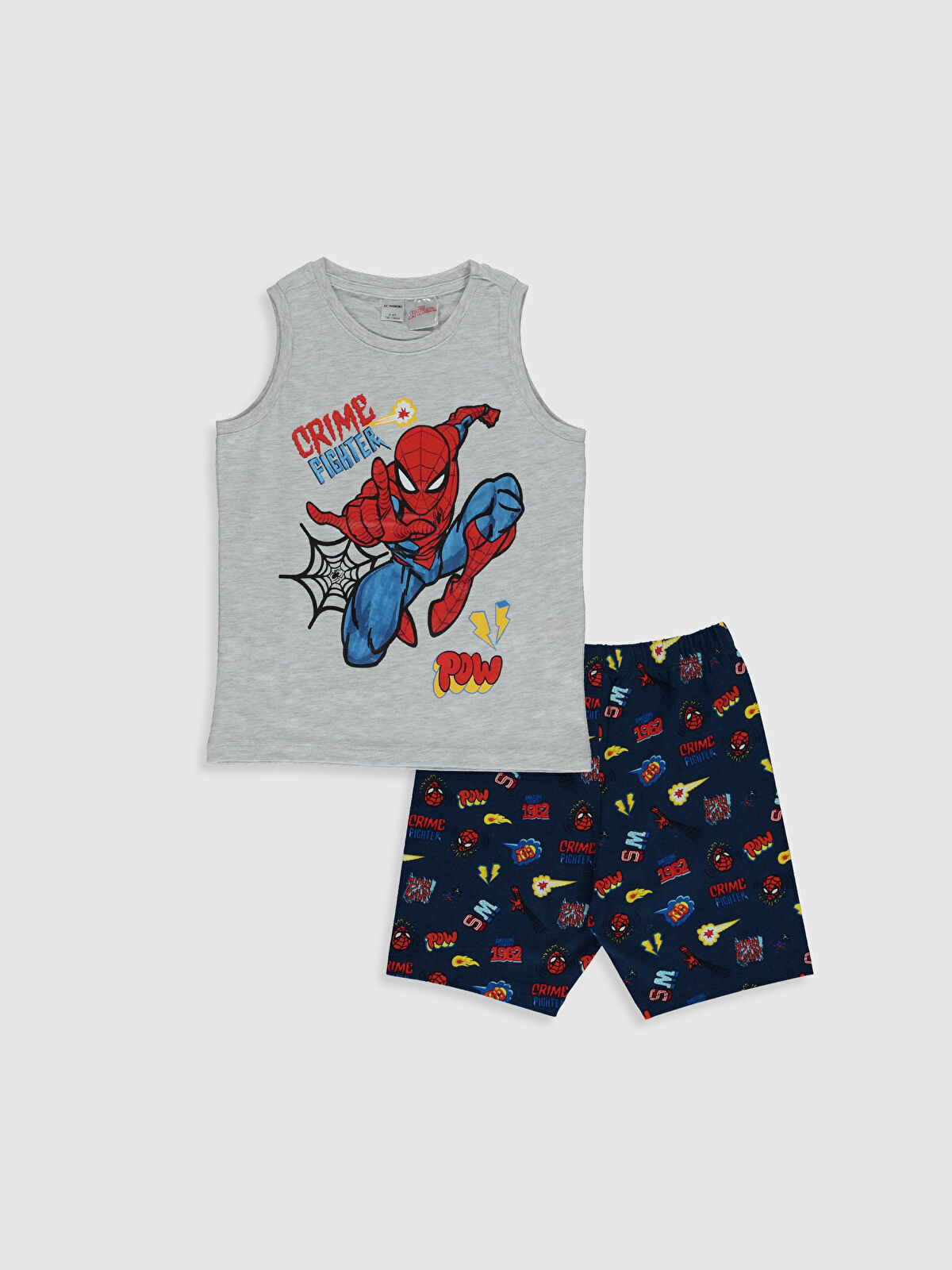 Bisiklet Yaka Kısa Kollu Erkek Çocuk Pijama Takım