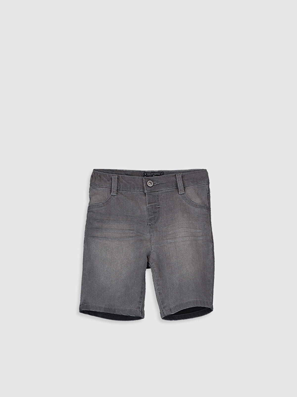 Regular Fit Basic Erkek Bebek Jean Şort Regular Fit Basic Erkek Bebek Jean Şort