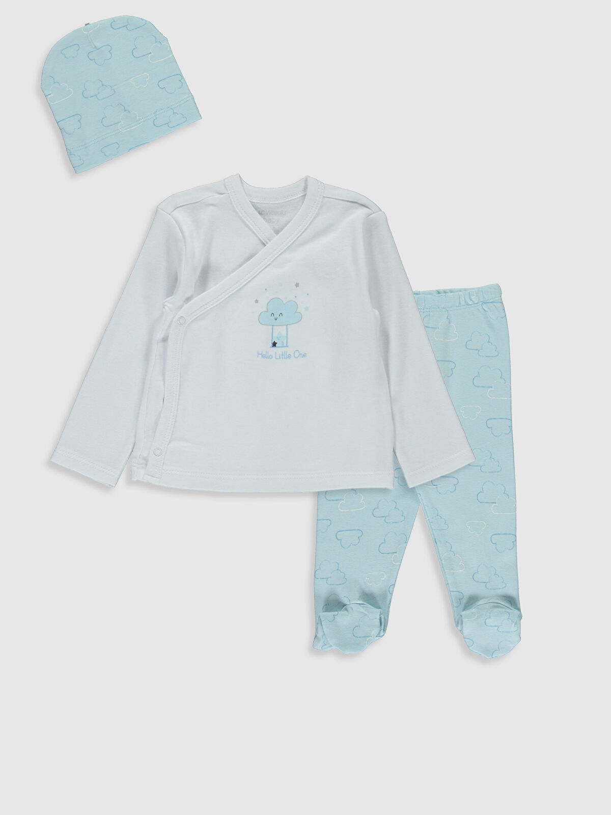 Erkek Bebek Hastane Çıkış Seti