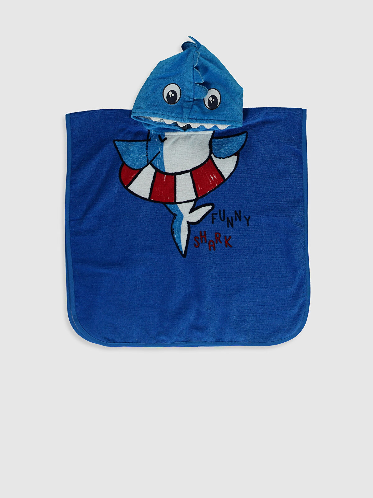 Erkek Bebek Baskılı Havlu Panço