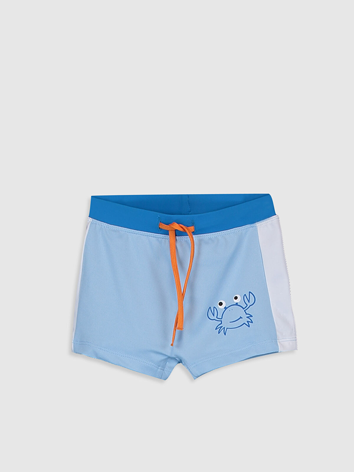 Beli Lastikli Esnek Kumaştan Erkek Bebek Yüzme Şort