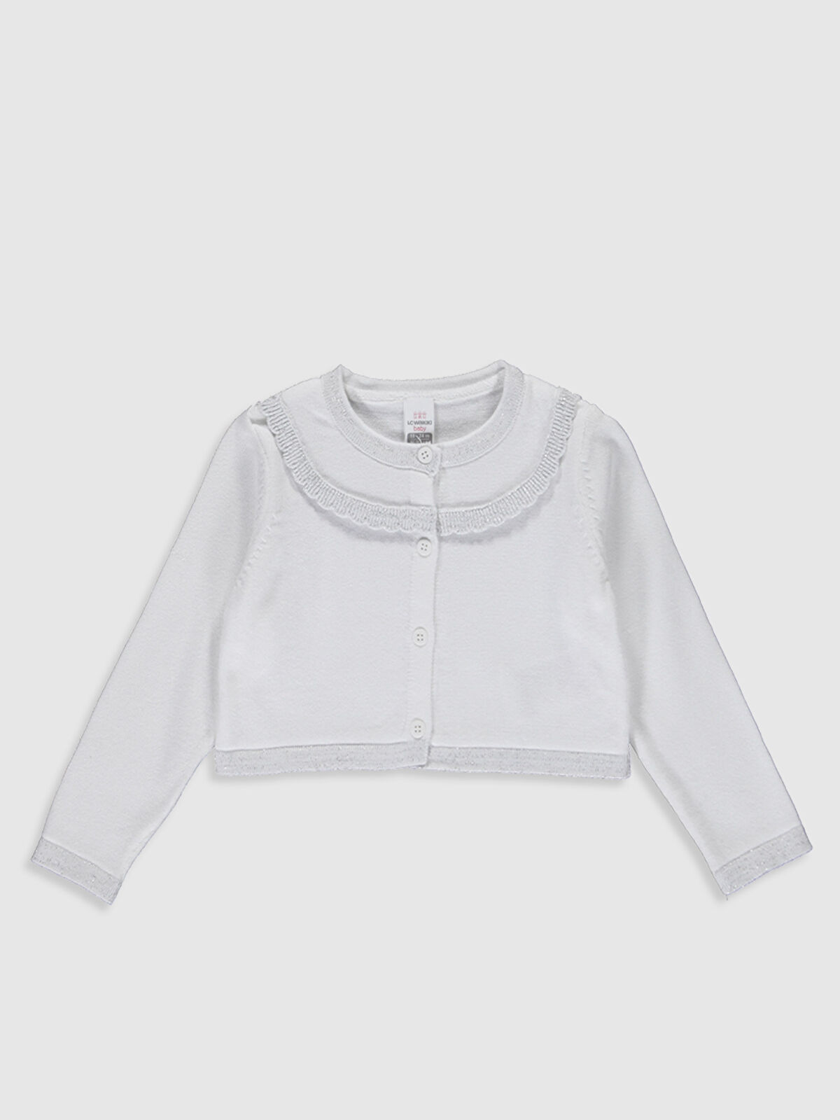 Düz Uzun Kol Kız Bebek Bolero