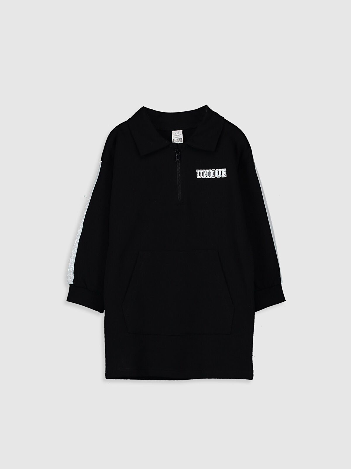 Kız Bebek Yazı Baskılı Elbise Anne Kız Kombini