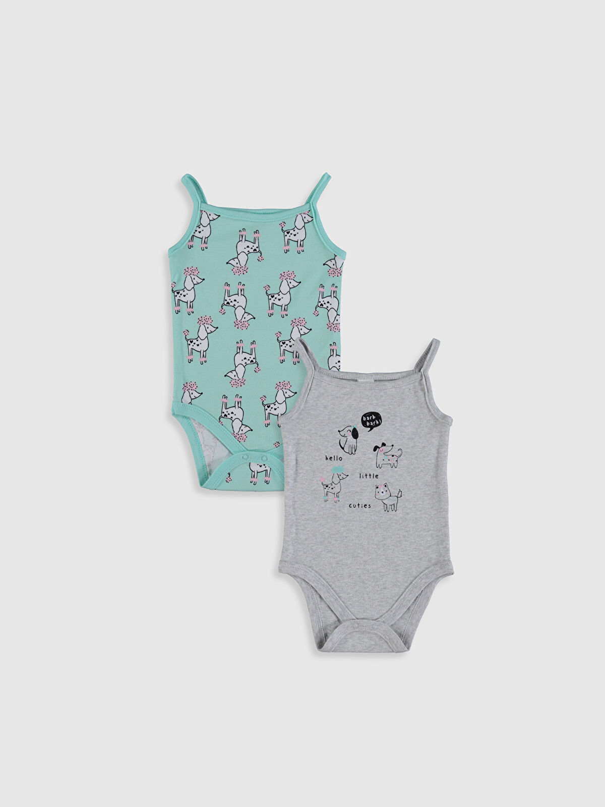 Kız Bebek Çıt Çıtlı Body 2li