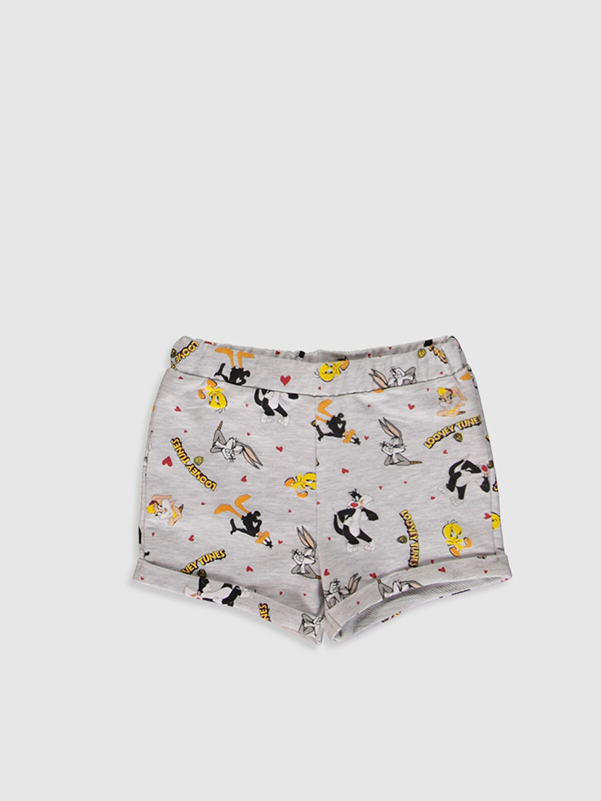 Looney Tunes Baskılı Kız Bebek Şort