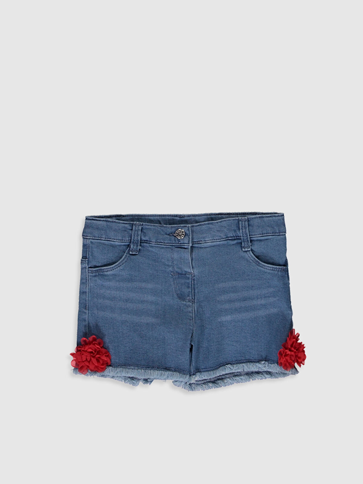 Comfort Fit Basic Kız Bebek Jean Şort