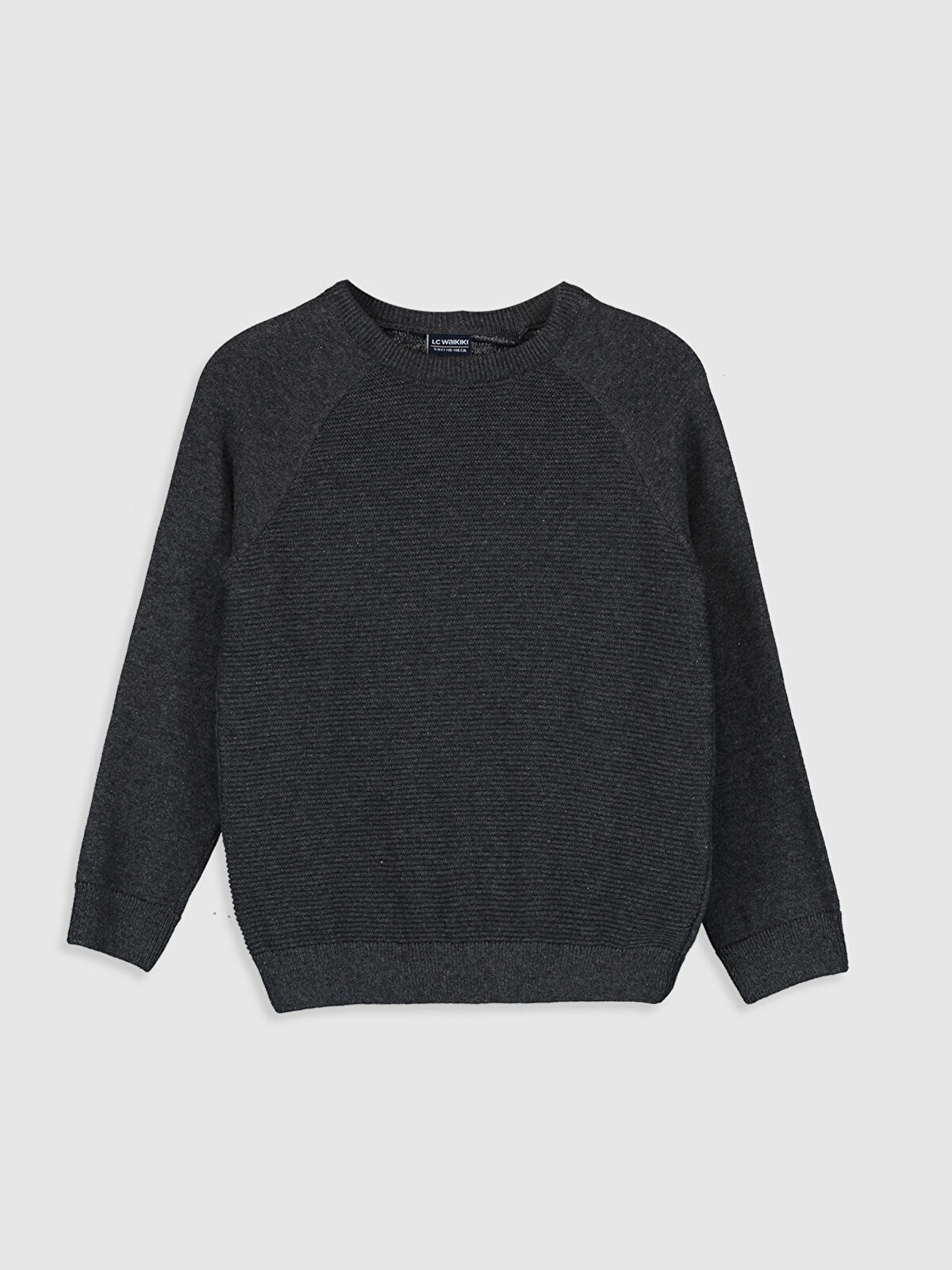 Uzun Kollu Erkek Çocuk İnce Triko Kazak