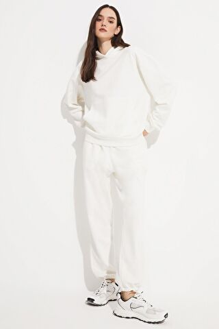 EKRU Kadın Basic Sweatshirt Hoodie - S000189755-19965 - LC Waikiki