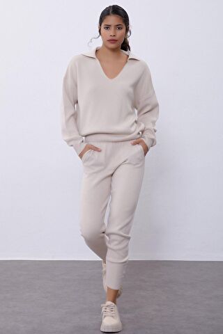 BEJ Bej Triko Kazak Pantolon Takım SWTK4517-18BJ - S000022864-19928 | LCW