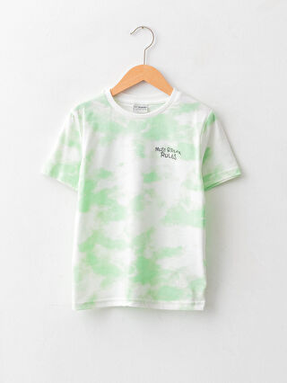 SARI Bisiklet Yaka Nostaljik Maymun Baskılı Kısa Kollu Çocuk Tişört ...