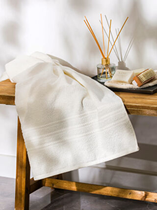 EKRU Düz Pamuklu Banyo Havlusu 70x140 Cm - S3FT37Z8-EEW | LCW