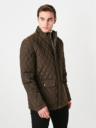 Comfortable Fit High Collar Men's Down Coat -0W9565Z8-HDX - 0W9565Z8 ...