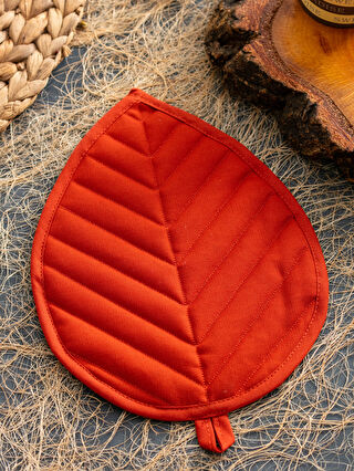 KAHVERENGİ Yaprak Şekilli Gabardin Tutaç - W1CS57Z8-J0Z | LCW