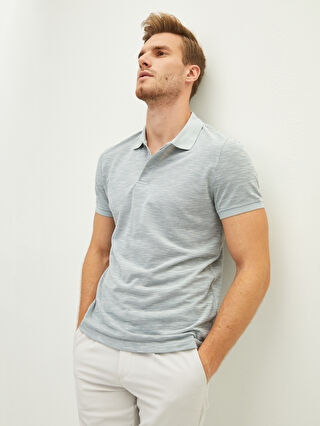 Polo Neck Short Sleeve Men's T-Shirt -S1ME63Z8-GP4 - S1ME63Z8-GP4 - LC ...