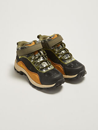 Lace-Up Zipper Boy Trekking Boots -W15866Z4-RSN - W15866Z4-RSN - LC Waikiki