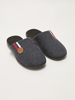 Knitted Lined Closed Front Men's House Slippers -W1DK99Z8-CRP ...