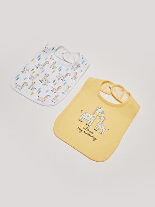 Printed Baby Boy Bib 2-Pack -S21243Z1-FRE - S21243Z1-FRE - LC Waikiki