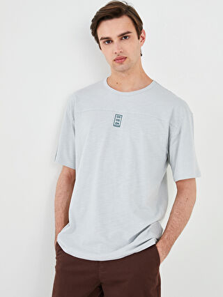 YEŞİL Bisiklet Yaka Kısa Kollu Baskılı Penye Erkek Tişört - S2AC86Z8 ...