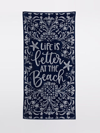 Letter Printed Women's Beach Towel -S2AS08Z8-LYB - S2AS08Z8-LYB - LC ...