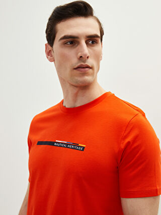 LC WAIKIKI Crew Neck Short Sleeve Printed Combed Cotton Men's T-shirt -S2DF59Z8-GYJ - S2DF59Z8 ...