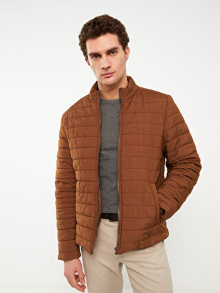 Slim Fit High Collar Men's Down Coat -W30777Z8-HLT - W30777Z8-HLT - LC ...